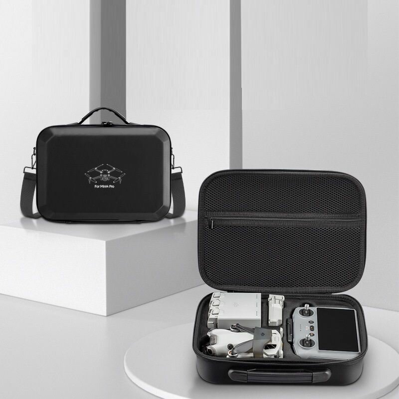 Защитная сумка кейс для квадрокоптера DJI Mini 4 PRO RC2 противоударный прочный черный
