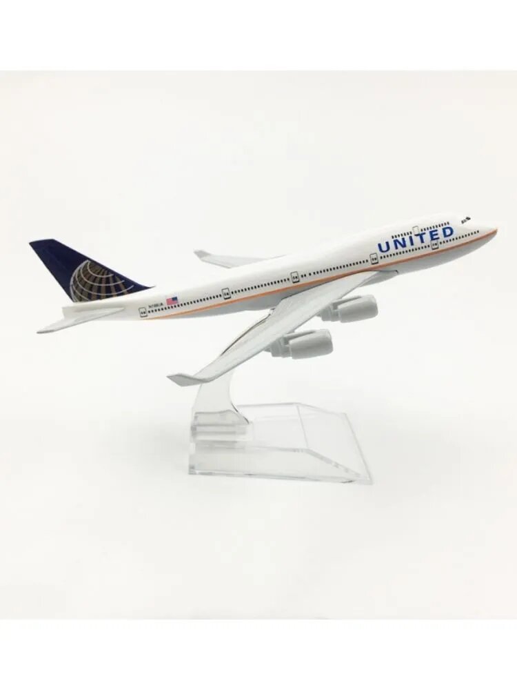 16 см United b747 модель самолета