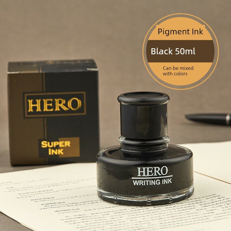 Черные чернила HERO для шариковых ручек (440), без карбона, не забивающиеся