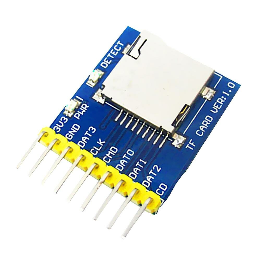 Модуль карты Micro SD, слот для карты памяти, считыватель SPI SDIO.