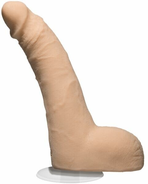 Телесный фаллоимитатор JJ Knight со съемной присоской - 22,2 см.