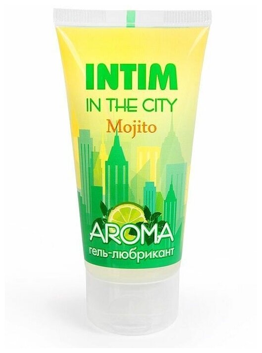 Увлажняющий лубрикант Intim Aroma с ароматом мохито - 60 гр, Bioritmlab