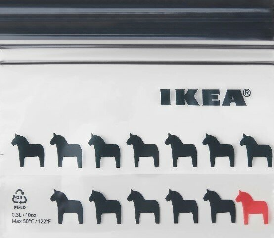 Пакеты для заморозки IKEA ISTAD, 25 пакетов, 0.3 л