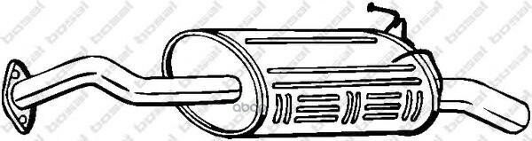 Глушитель HONDA CR-V (06-) задняя часть BOSAL Bosal арт. 163-063