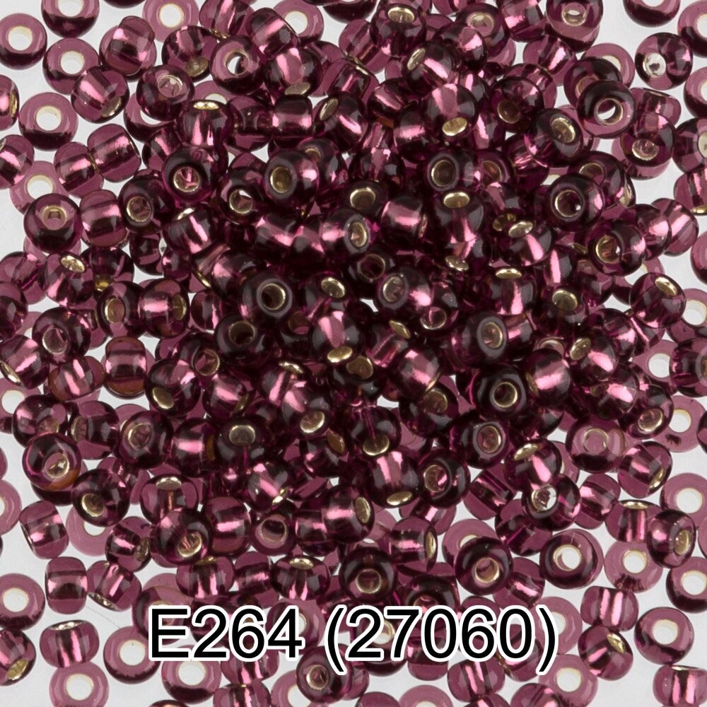 Бисер Чехия "GAMMA" круглый 10/0 2.3 мм 5 г E264 сиреневый ( 27060 )