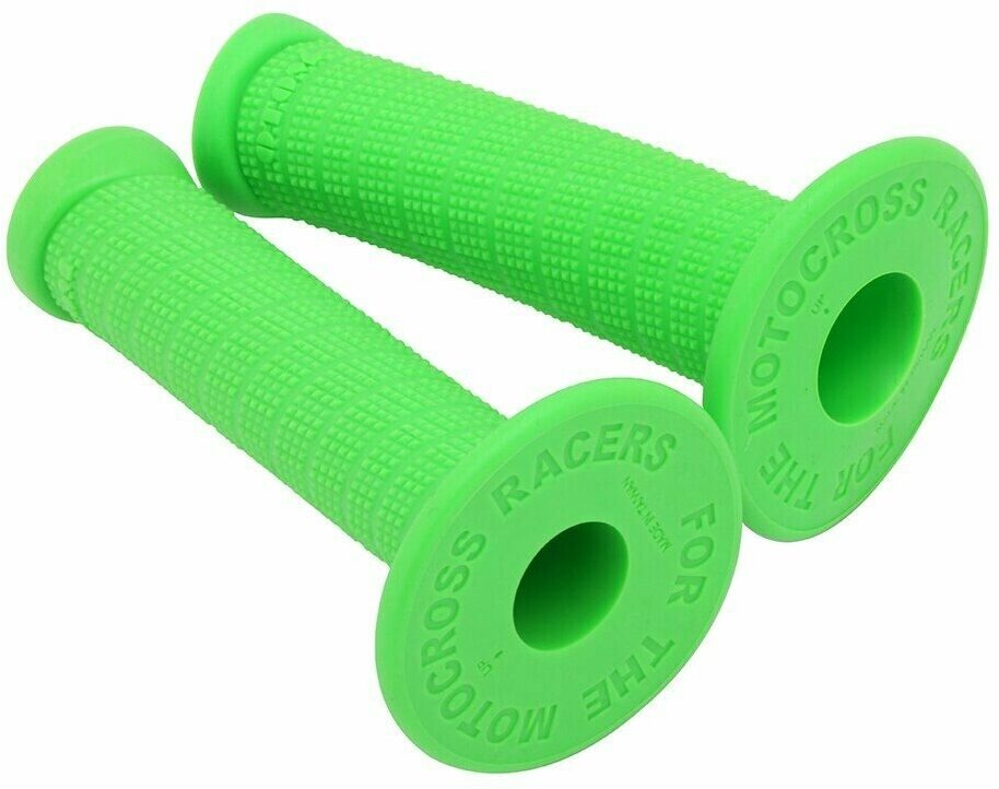 Грипсы мото руля OTOM G1, накладки на руль мотоцикла зеленый