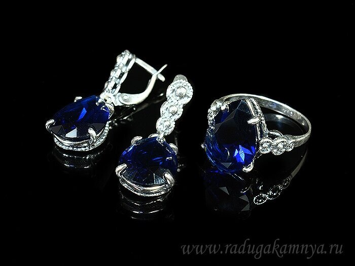 Серьги, циркон