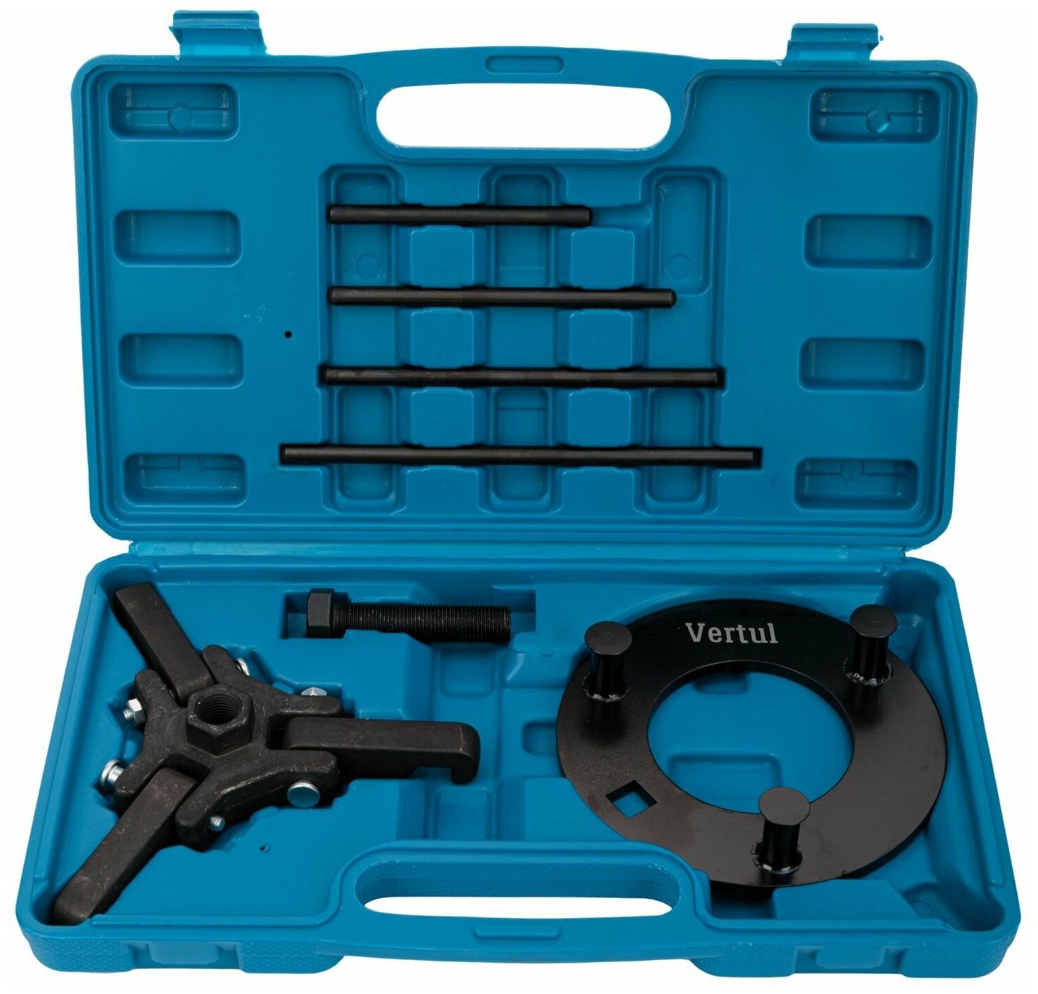 Съемник коленвала VERTUL VR50163, для Chrysler, синий, 7 предметов