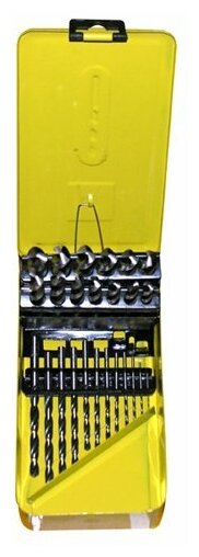 Набор сверл (25 шт; 1-13 мм) по металлу Энкор 21225