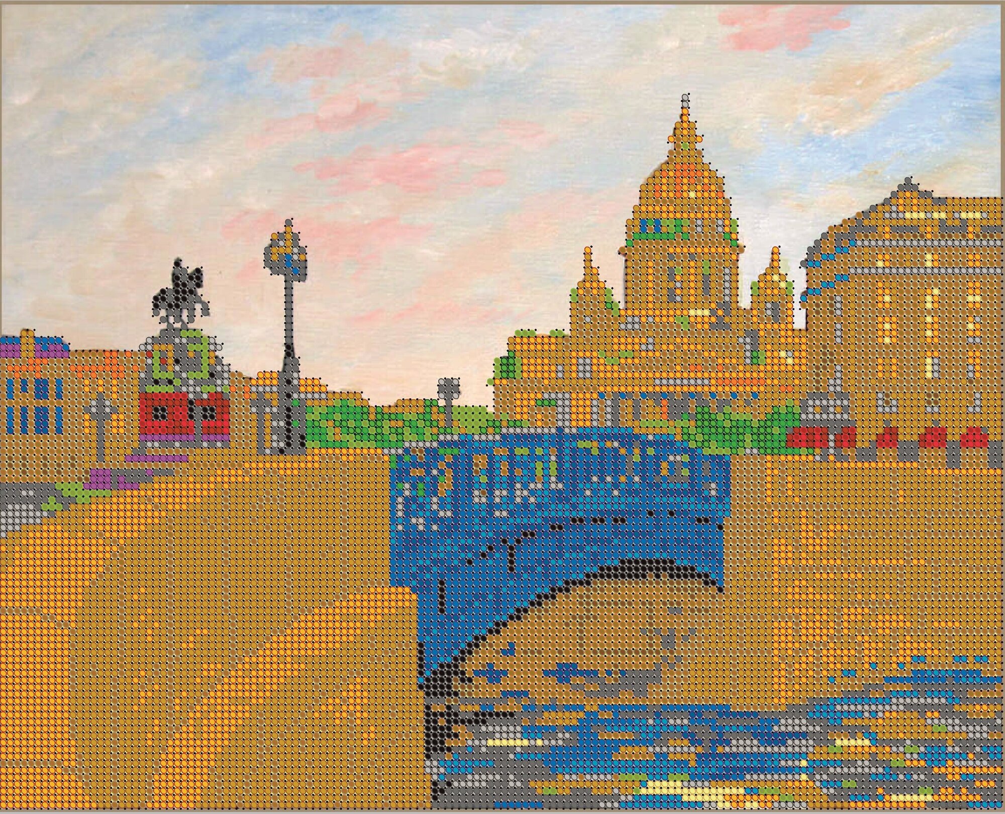 Алмазная мозаика картина Исаакиевский собор 35*43,5см