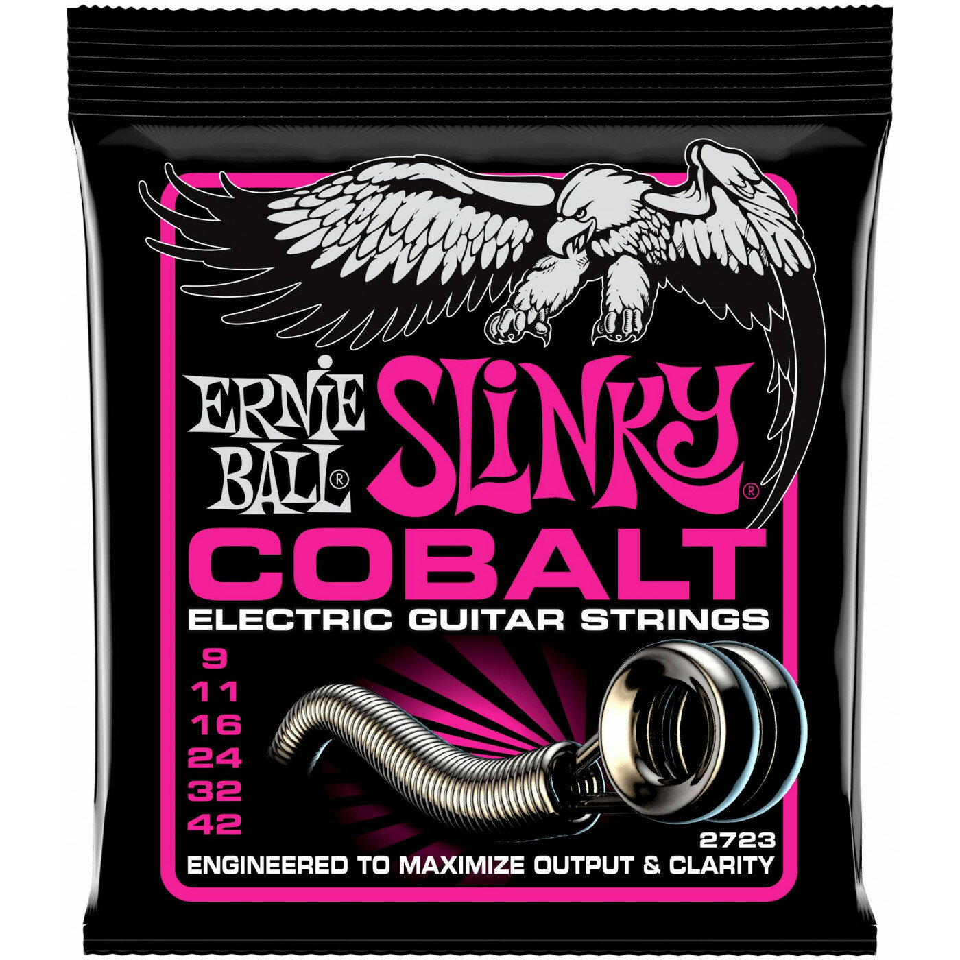 Струны для электрогитары Ernie Ball 2723 Super Slinky Cobalt 9-42