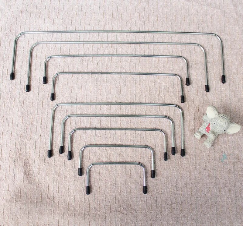 Много размеров Серебряная сумка врача каркас Внутренний кошелек с металлическим каркасом Сумочка obag DIY части оптом рамы для ручек кошелек вешалка 18X6 cm