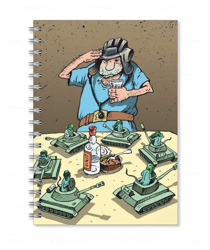 Тетрадь MIGOM А5 Танковые войска - 0003