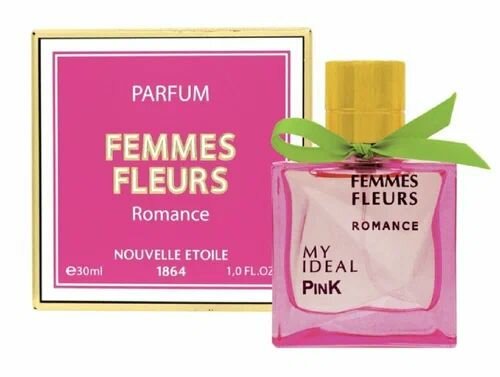 Новая заря Духи "Женщины цветы Роман"/"Femmes fleurs Romance" в футляре, 30 мл