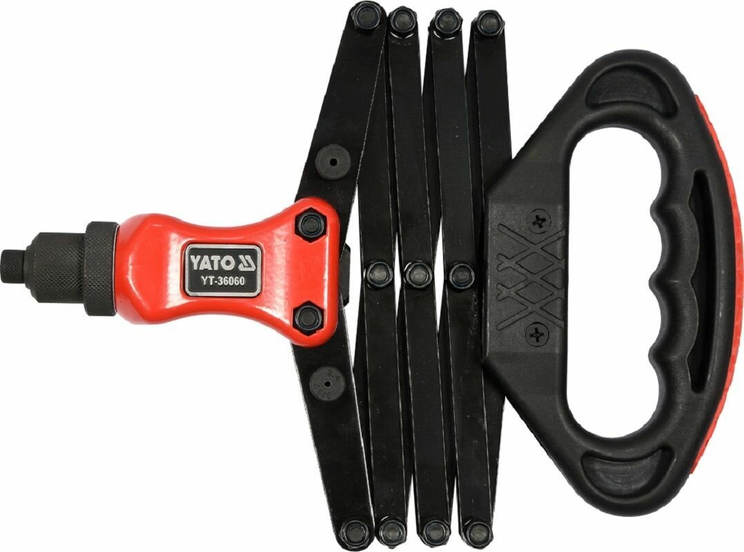 Заклепочник YATO 2,4-6,4 мм (гармошка) арт. YT-36060