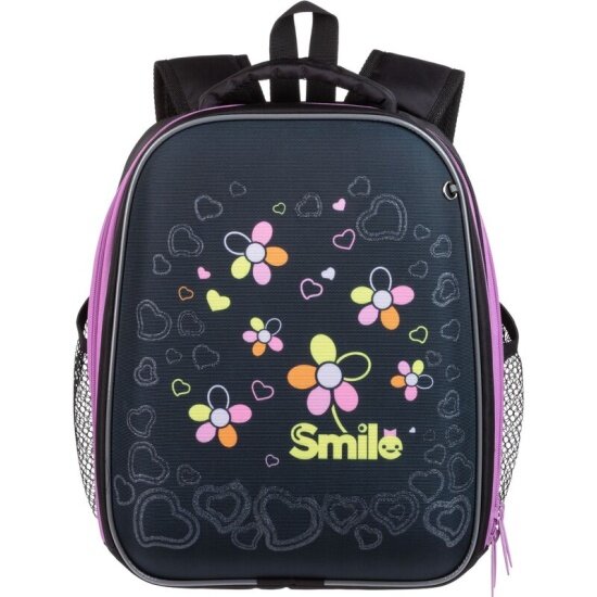 Ранец Комус Класс Light Smile 2 отделения черный