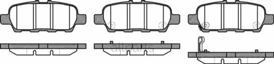 ROAD HOUSE 287631 Колодки торм диск MAXIMA 3.5i V6