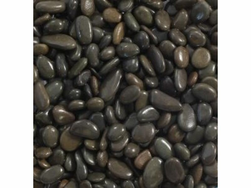 Laguna Грунт для аквариума "Речная галька" натуральный (20204С), фракция 6-9 мм, черный, 2кг 2 кг