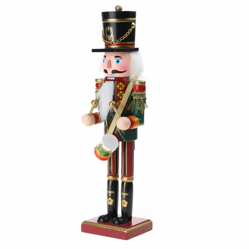 Деревянный Щелкунчик для праздничного декора, 4 стиля, компактный размер 30x7.5x8.5 см, рождественское украшение для дома и вечеринок, подарок на Новый год