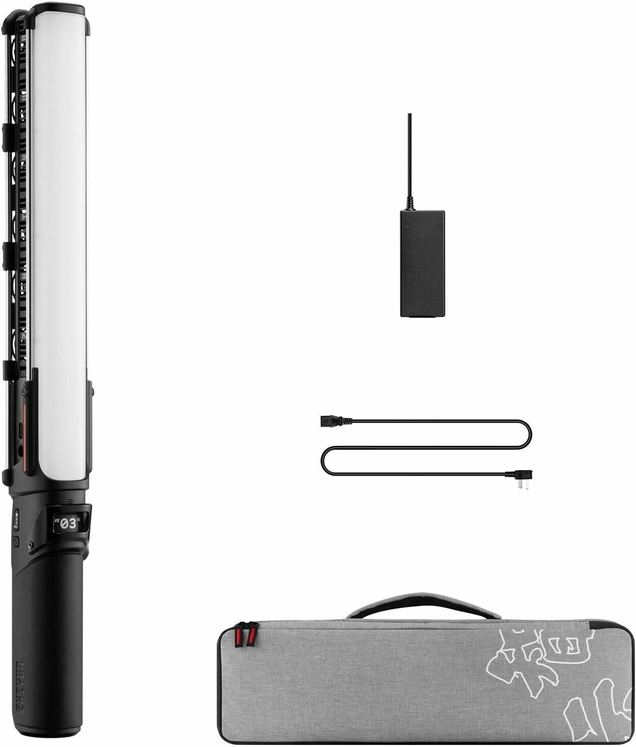 Zhiyun Fiveray V60 Black Led Led Light Stick для видеосъемки, прямых трансляций, интервью, видеоблогов