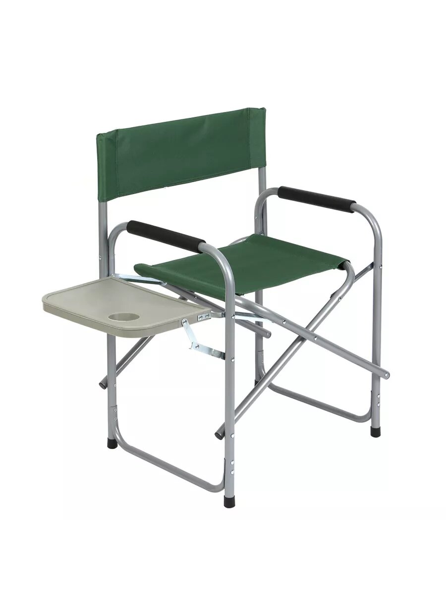 Кресло-стул складное туристическое со столиком и спинкой 78х56х45 см