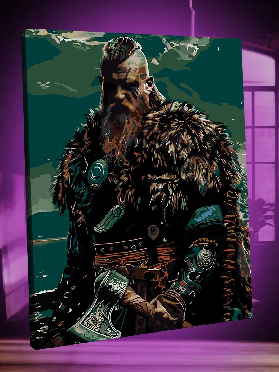 Картина по номерам Скандинавия викинги