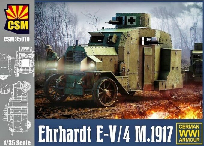 CSM35010 Copper State Models Бронеавтомобиль Ehrhardt E/V-4 M.1917 1/35