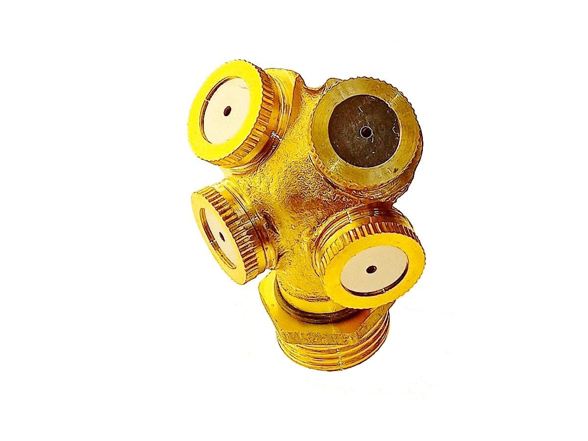 Распылитель воды для орошения G1/2 четверной