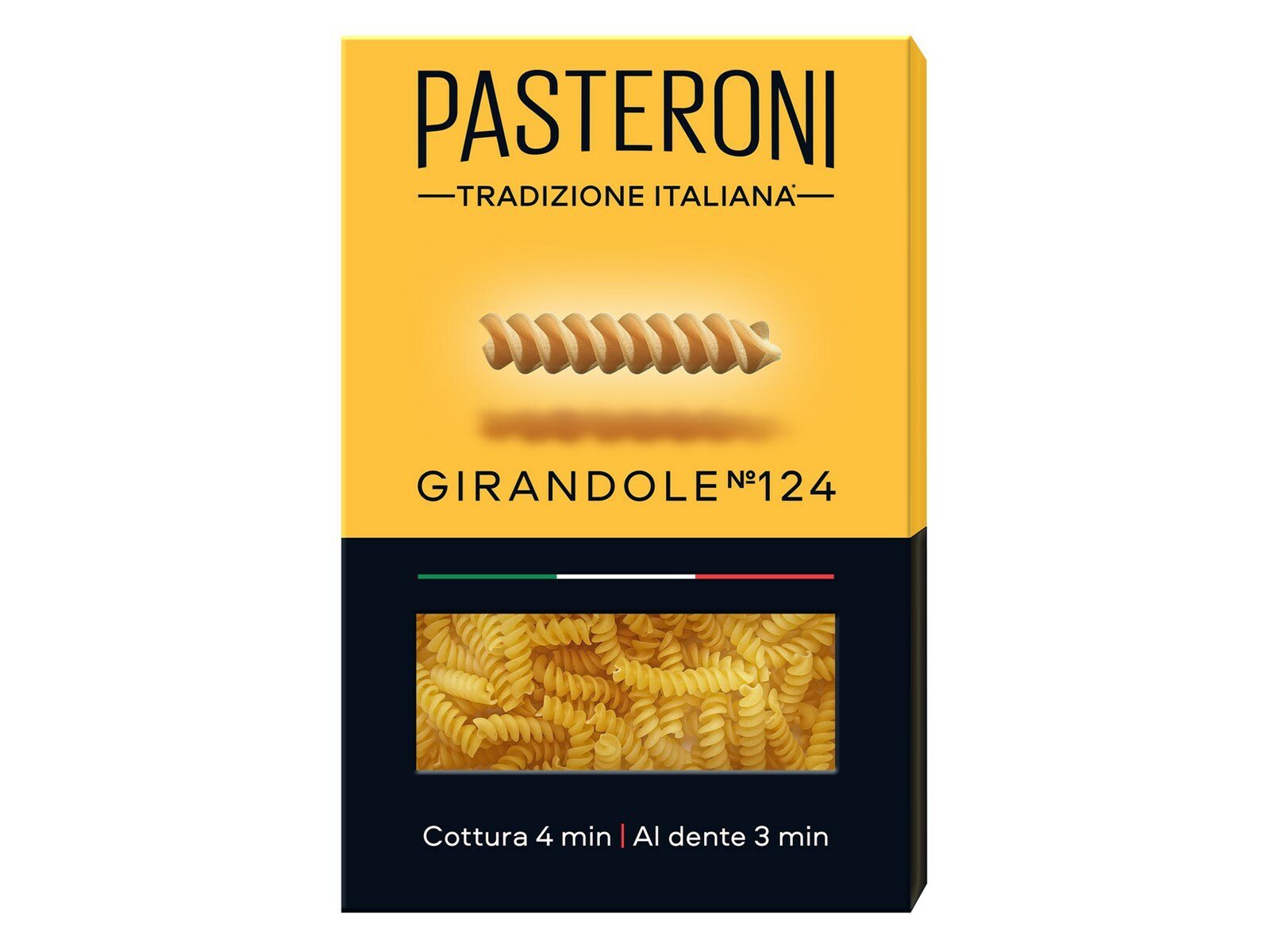 Макароны спирали Pasteroni Girandole №124 высший сорт, 400г