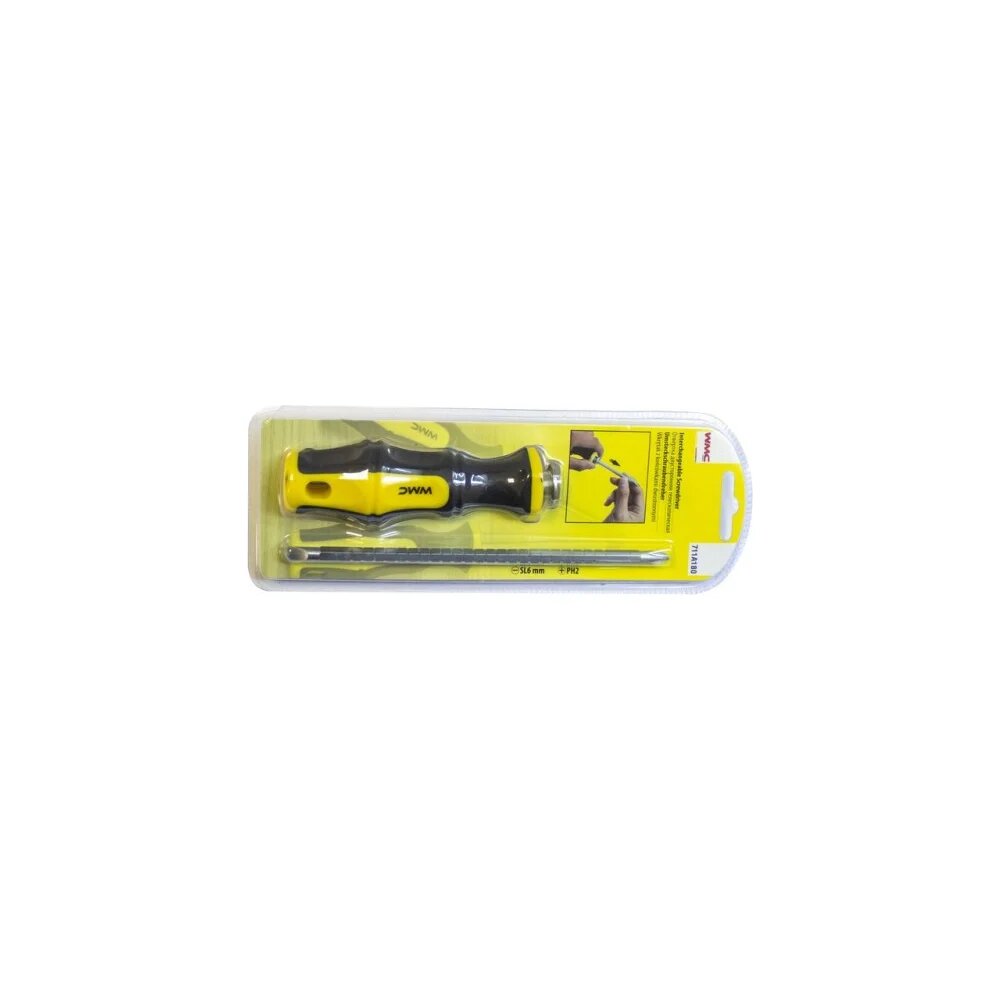 WMC TOOLS Отвертка переставная телескопическая, в блистере WMC-711A180(50009)