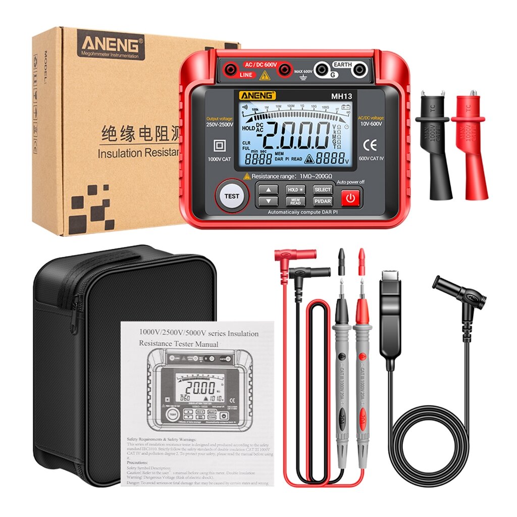 MH13 мегаомметр тестер мультиметр монитор