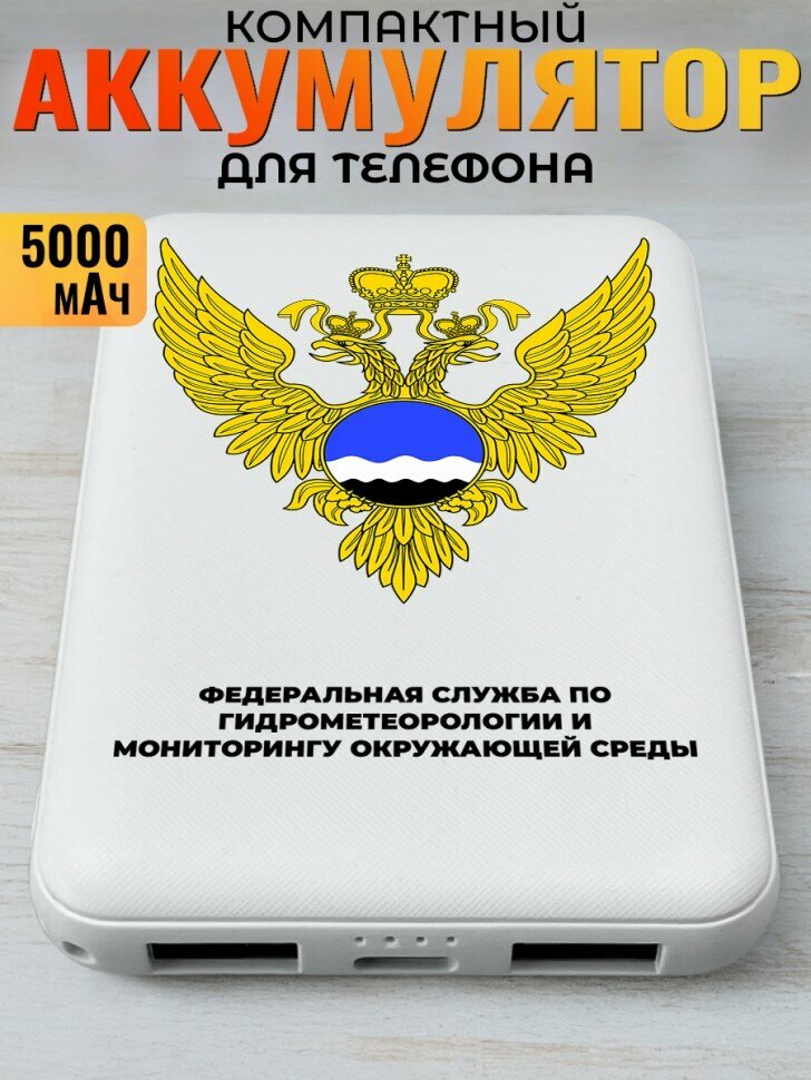 Повербанк "Федеральная служба по гидрометеорологии и мониторингу окружающей среды" Росгидромет