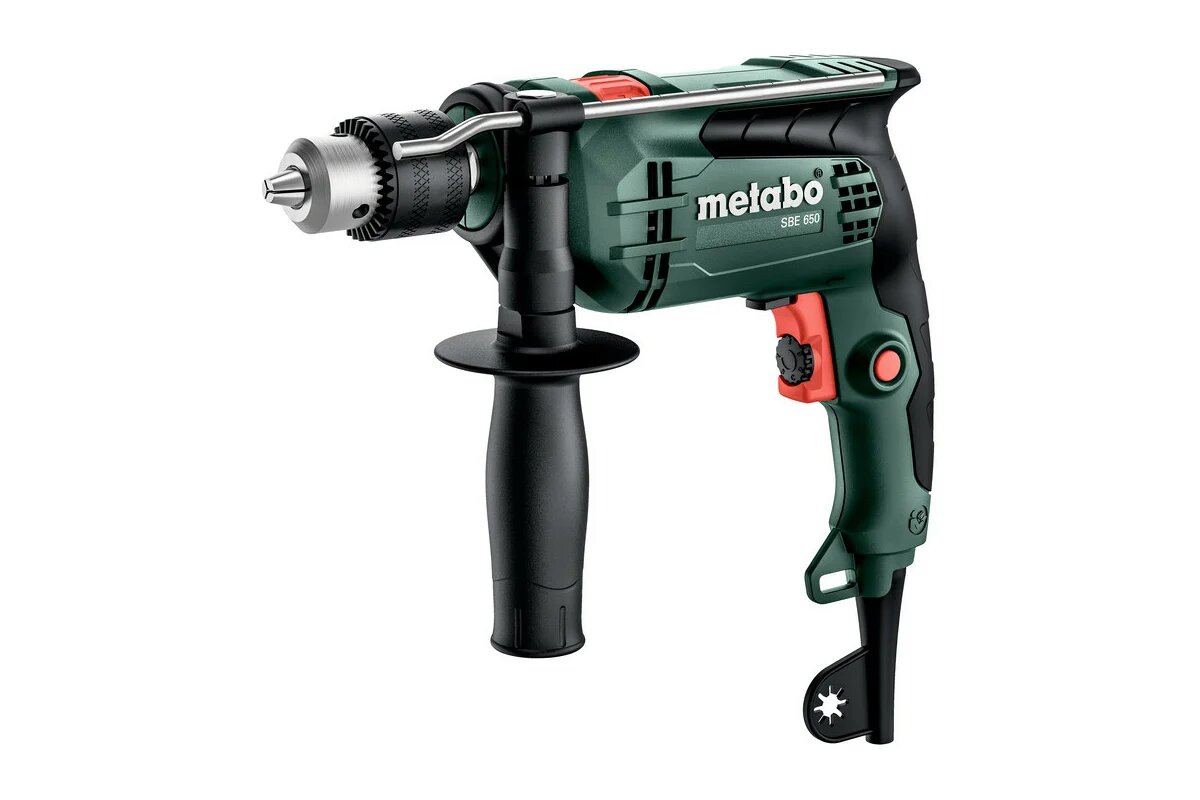 Дрель Metabo SBE 650, ударная, для бетона и дерева, 650Вт, 2800 об/мин