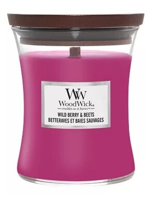 Woodwick/ Свеча средняя Дикие ягоды и сахарная свекла 275гр.