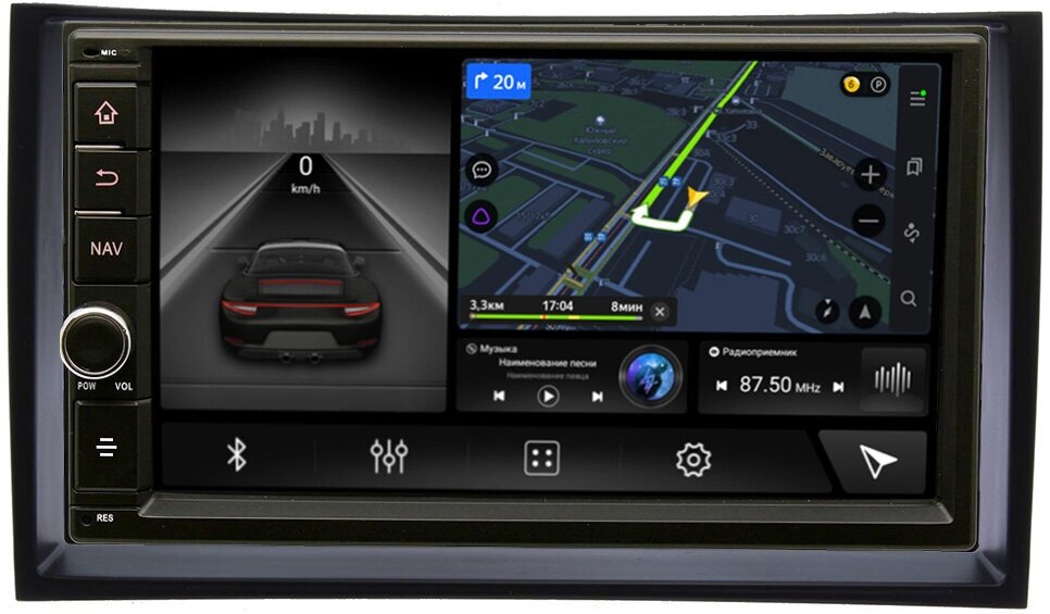 Штатная магнитола Kia Venga I 2009-2018 Canbox GTR056-RP-KIVN-112 Android 10 (4/64, DSP, IPS, Carplay) С крутилкой