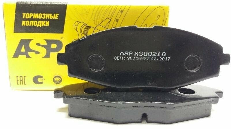 Тормозные колодки передние DAEWOO Matiz с 1998 ASP K380210