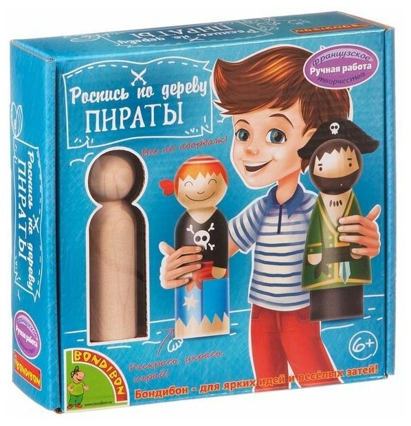 Французское творчество Bondibon Роспись по дереву Пираты BB1466