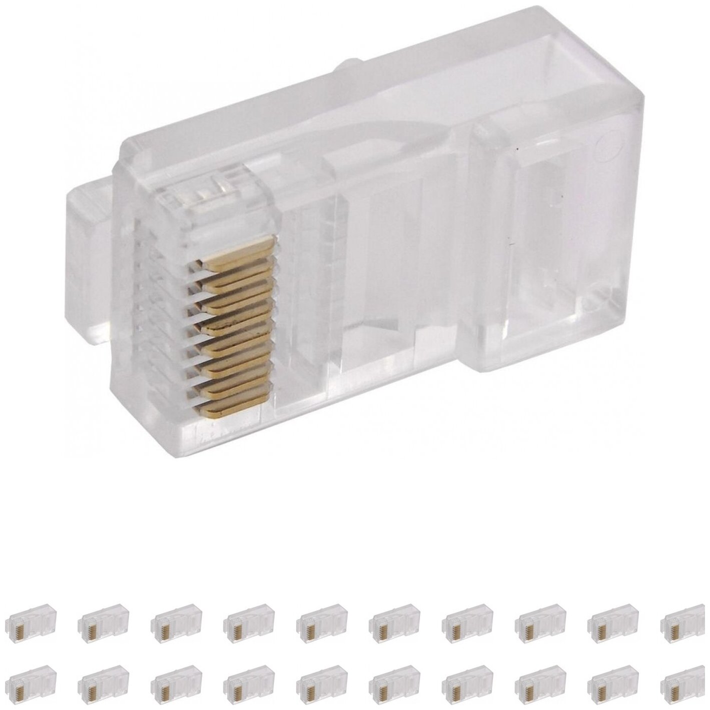 Коннектор-разъем ITK RJ-45 категория 5е (комплект из 80 шт.)
