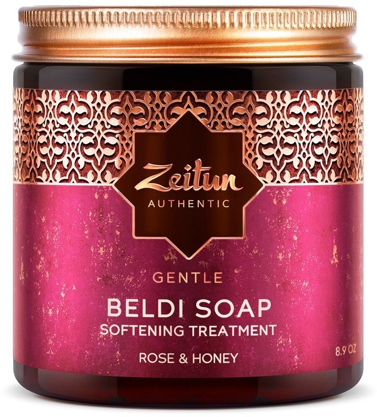 Zeitun Authentic Бельди для сухой кожи "Мед и дамасская роза", 250 мл