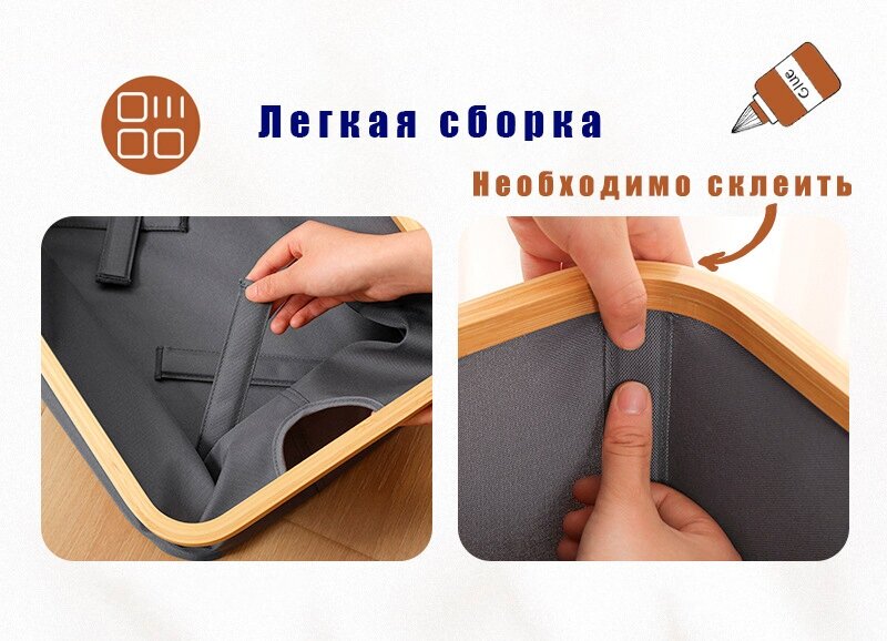 Корзина для белья, вещей, игрушек. В ванную комнату, гардероб. Объем 60 ...
