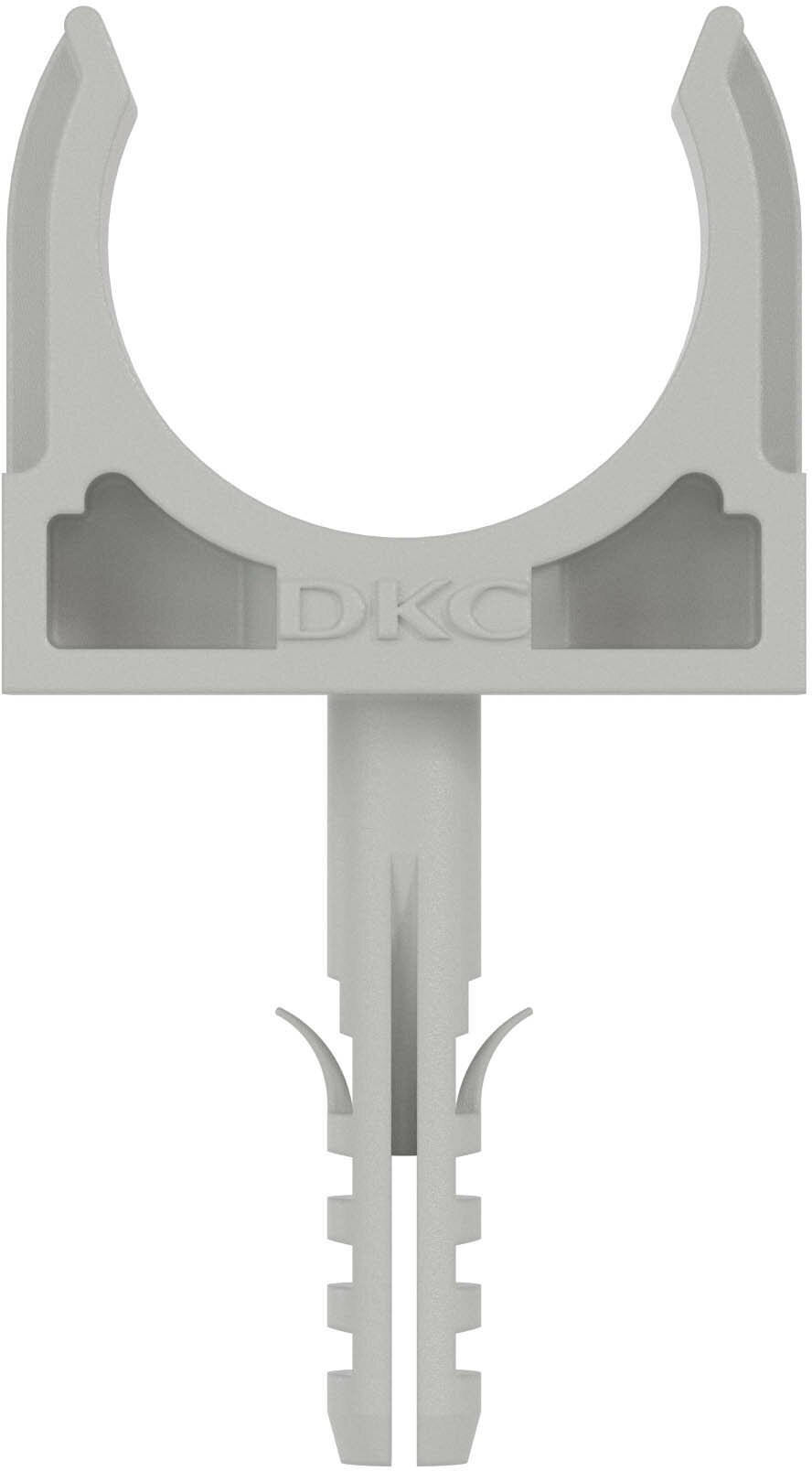 Держатель для труб 32 мм с защелкой и дюбелем DKC 51332