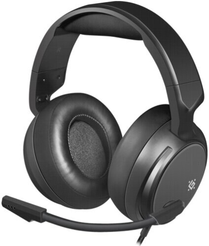 Наушники с микрофоном Defender Shadow полноразмерная игровая компьютерная гарнитура + подключение смартфона - 1.6м чёрн