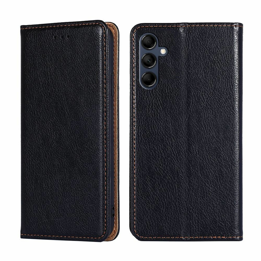 Чехол-книжка MyPads для Samsung Galaxy M14 (SM-M146B) / Самсунг М14,(черный)