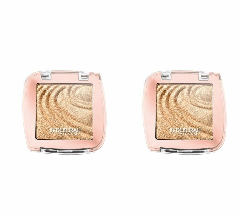 Deborah Milano Тени для век водостойкие Color Lovers, тон 03, супер золотой, 3.5 г, 2 шт
