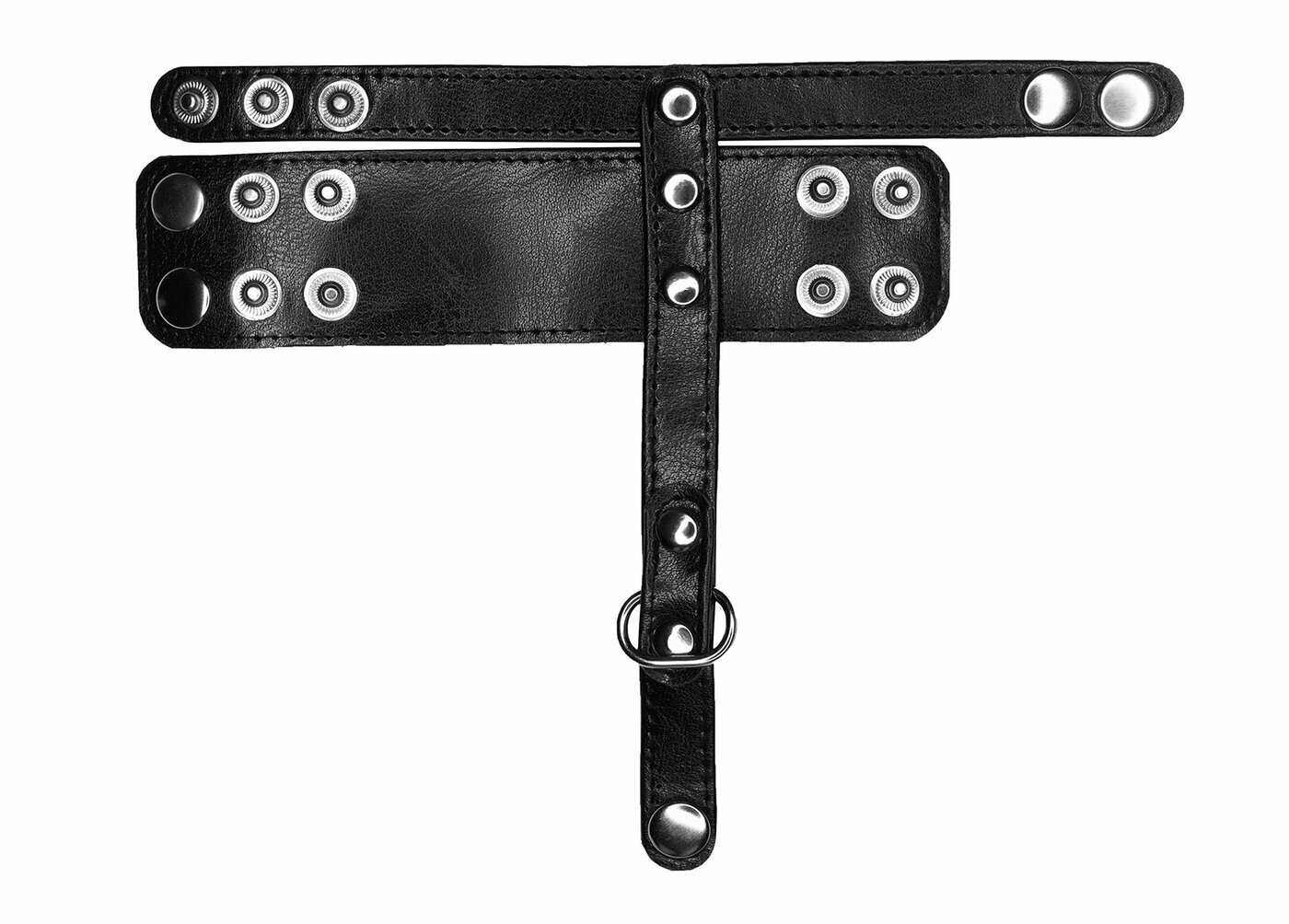 Утяжка на пенис и мошонку с кольцом Джага Джага №9