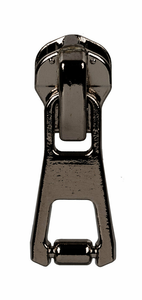 Замок к молнии "Gamma" ZAM 3M01 металл т. 3 замок-автомат черный никель