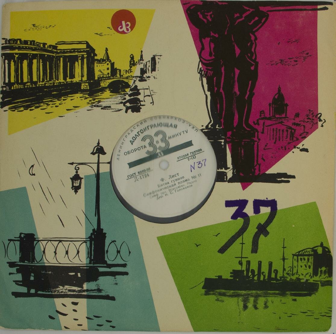 Виниловая пластинка Ф. Лист - Симф. Оркестр Всесоюзного Радио* EX