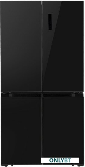 Холодильник LEX LCD505BlGID черное стекло