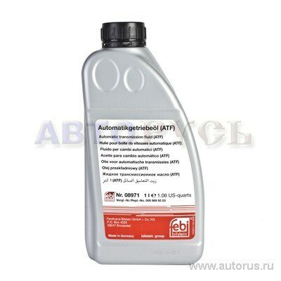 Масло трансмиссионное febi atf 1 л 08971