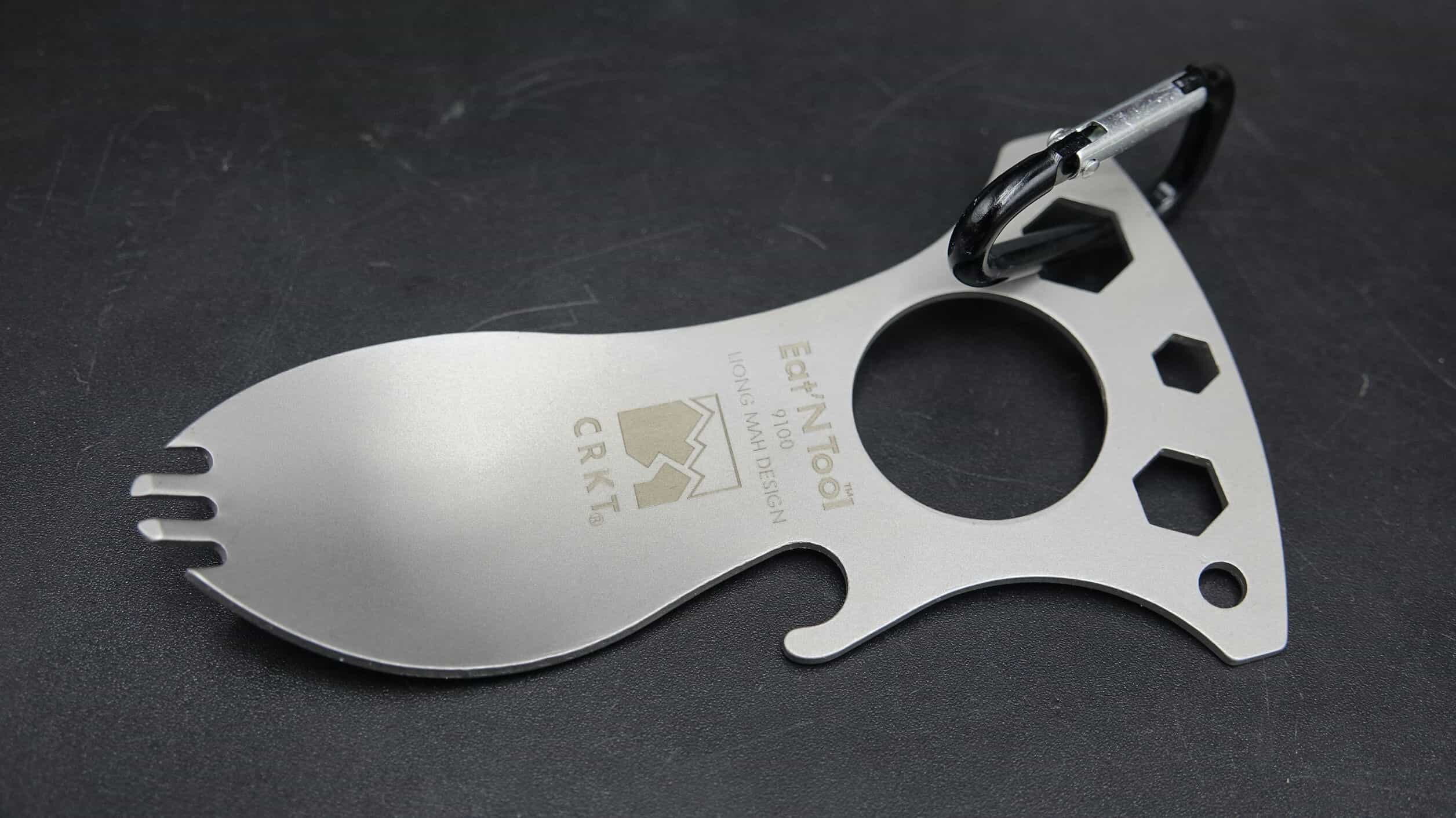 Мини ложка-вилка открывашка походная, мультитул, нержавеющая сталь Eat'N'Tool